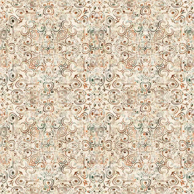 Running Wild Tooled Leather Cream 30631-E Cotton Quilting Fabric