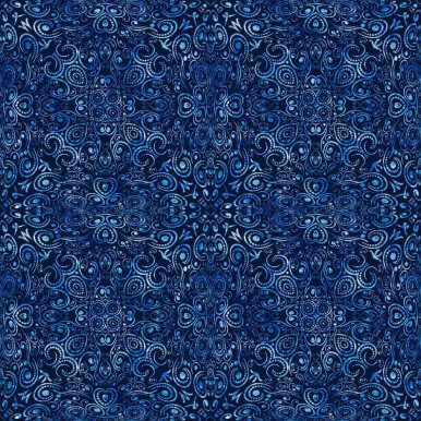 Running Wild Tooled Leather Navy 30631-N Cotton Quilting Fabric