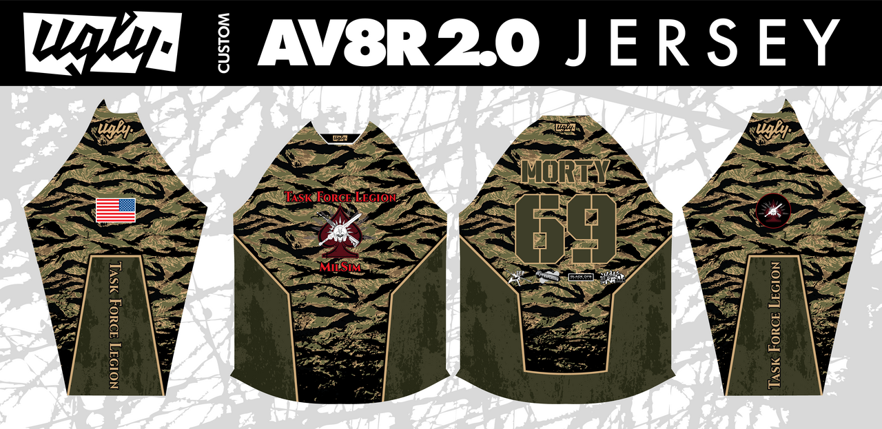 TASK FORCE LEGION TIGER STRIPE AV8R JERSEY