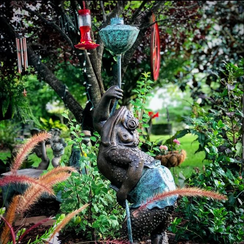 Bronze Dog Peeing Fountain Sculpture - DaVinci Emporium