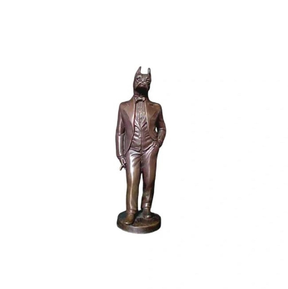 Bronze Gentleman Boxer Tabletop Sculpture - DaVinci Emporium