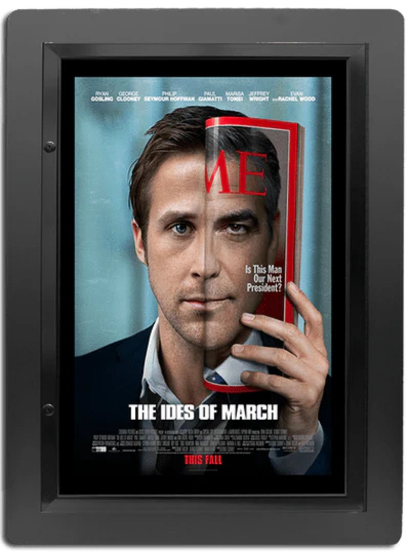 Radius Series Backlit Movie Poster Case - DaVinci Emporium
