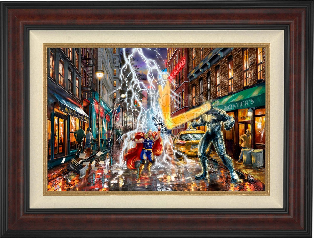Marvel Thor Limited Edition Canvas by Thomas Kinkade Studios - DaVinci ...