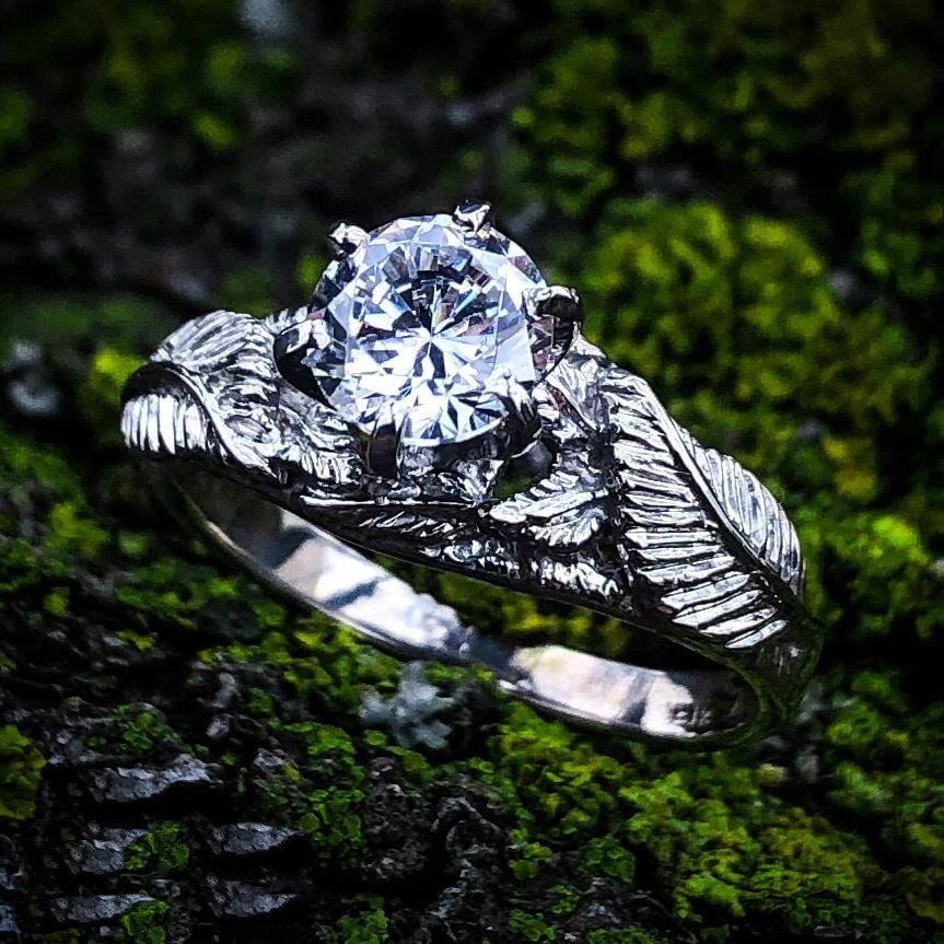Sterling Silver Nenya Ring of Galadriel - DaVinci Emporium
