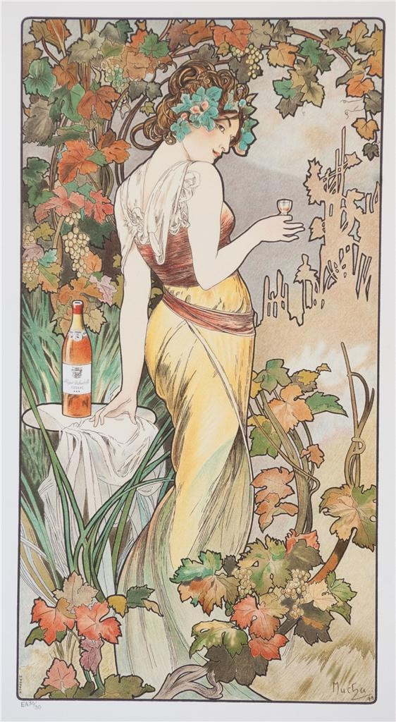 Alphonse Mucha Dawn Lithograph - DaVinci Emporium
