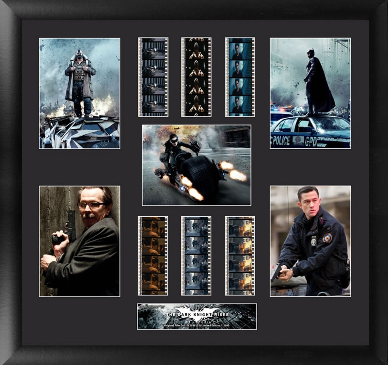 Batman The Dark Knight Rises Film Cell Montage Large Heroes and ...