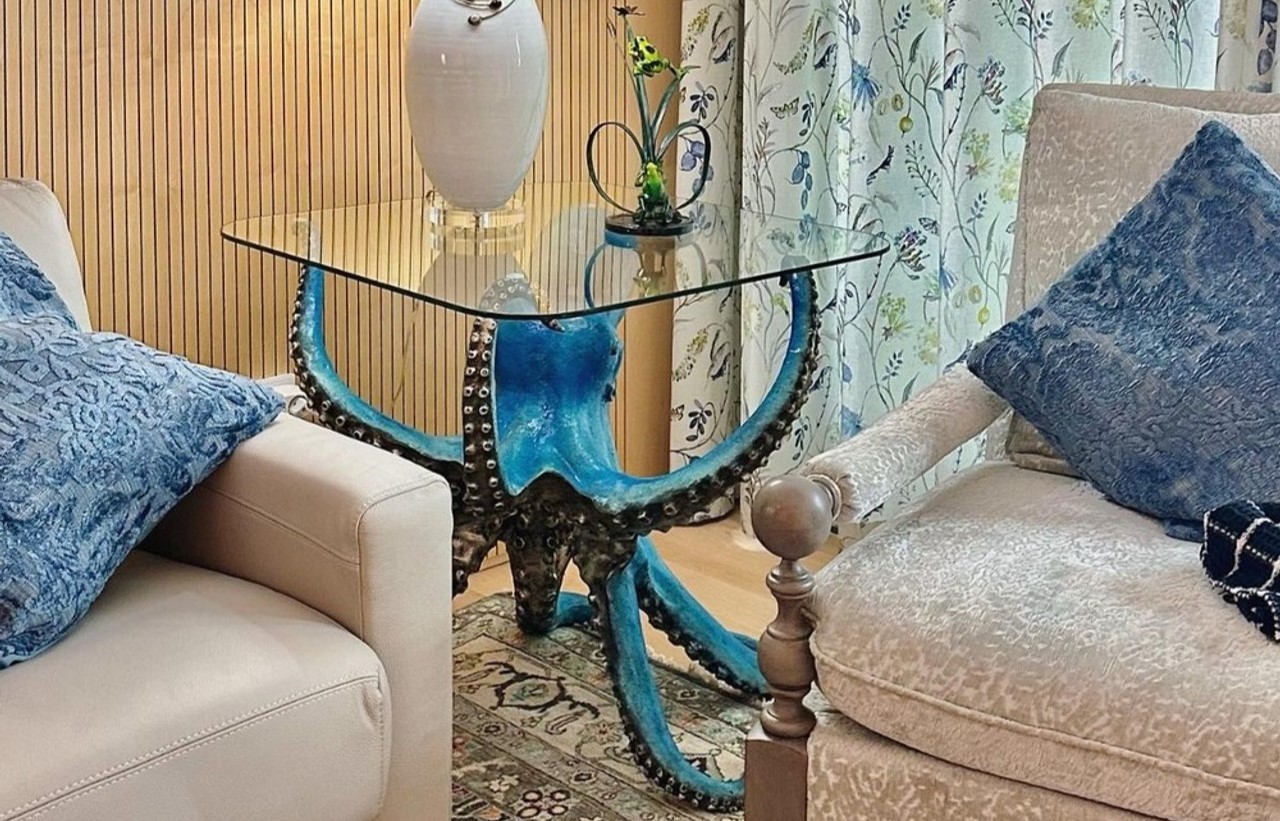 Bronze Octopus Table Base Sculpture For Indoor and Outdoor Decor ...