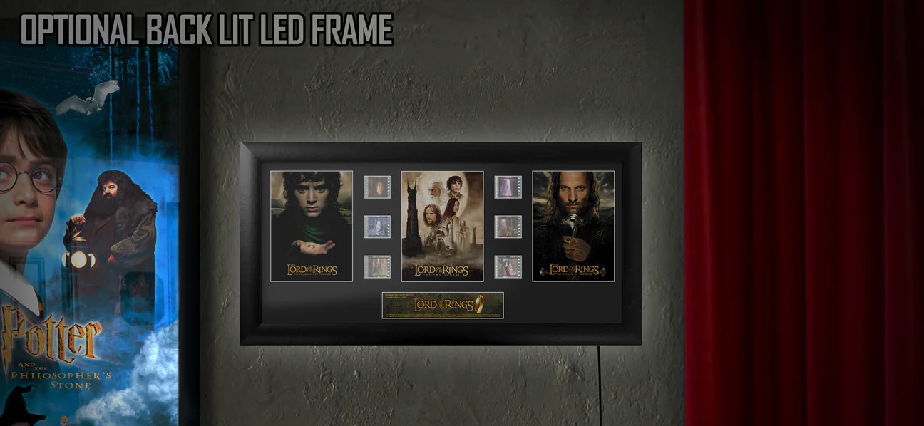 Batman The Dark Knight Film Cell Framed Deluxe Trilogy Display ...