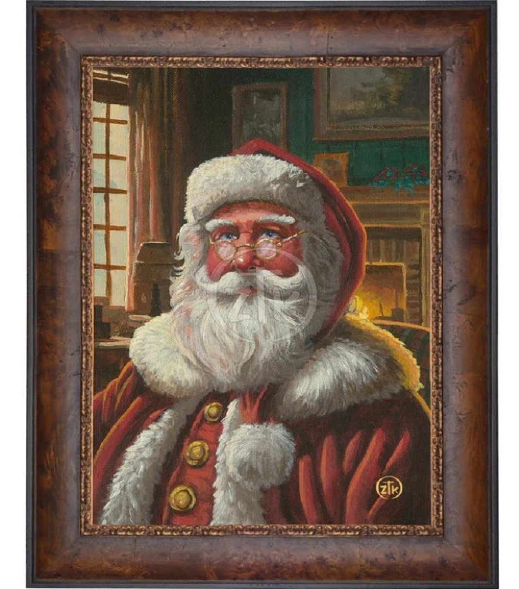 Old St. Nick Limited Edition Canvas by Zac Kinkade - DaVinci Emporium