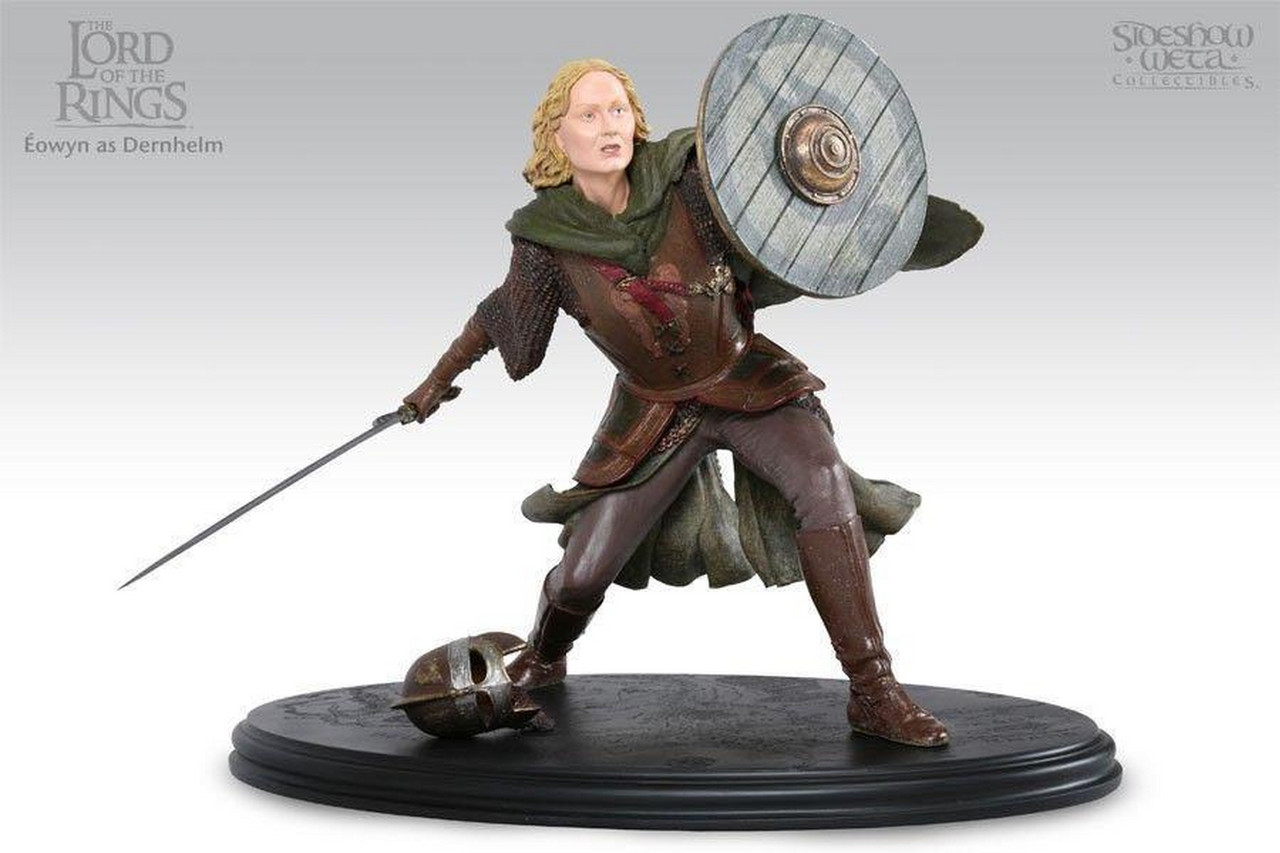 The Majestic Sideshow Weta Eowyn Shield Maiden Statue from The Return ...