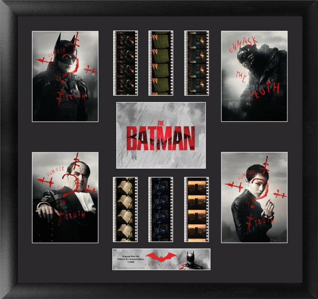 The Batman Film Cell Montage Framed Display S1 - DaVinci Emporium