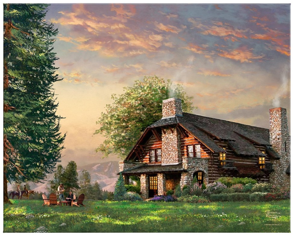 Bring the Magic of Yellowstone Home with The Dutton House 24 x 30 ...
