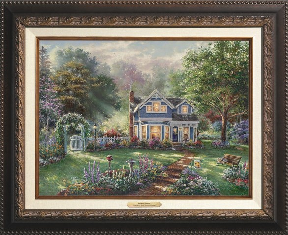 Springtime Memories Canvas Classics By Thomas Kinkade Studios - DaVinci ...
