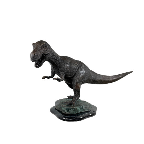 Bronze Tyrannosaurus Rex Tabletop Sculpture - DaVinci Emporium