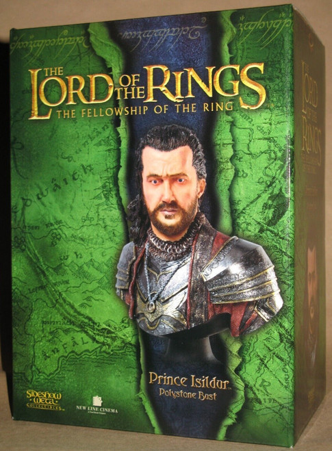 Lord of the Rings Prince Isildur Bust Figure Statue Sideshow Factory Sealed - DaVinci Emporium