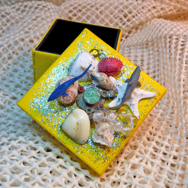 Handmade Great White and Blue Shark Box