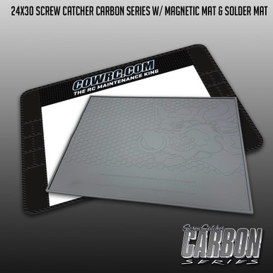 24" x 30 Screw Catcher Carbon Series, Solder Mat, and Magnetics Combo