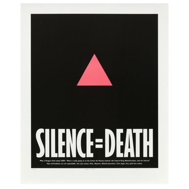 Silence=Death Benefit Print - Visual AIDS