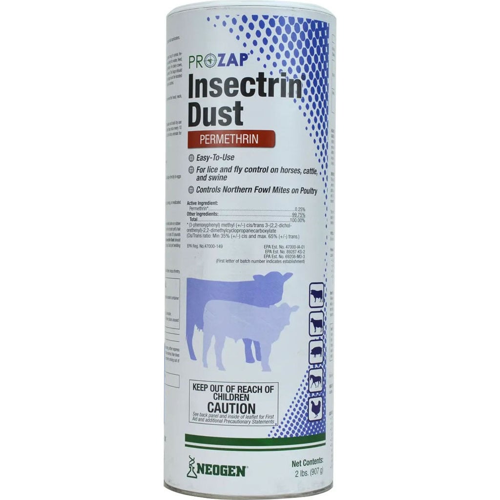 PROZAP INSECTRIN LIVESTOCK & POULTRY DUST | 2 LB | 098202 - Bradley ...