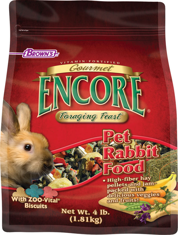 ENCORE GOURMET PET RABBIT FOOD | 4 LB | 118537 - Bradley Caldwell, Inc