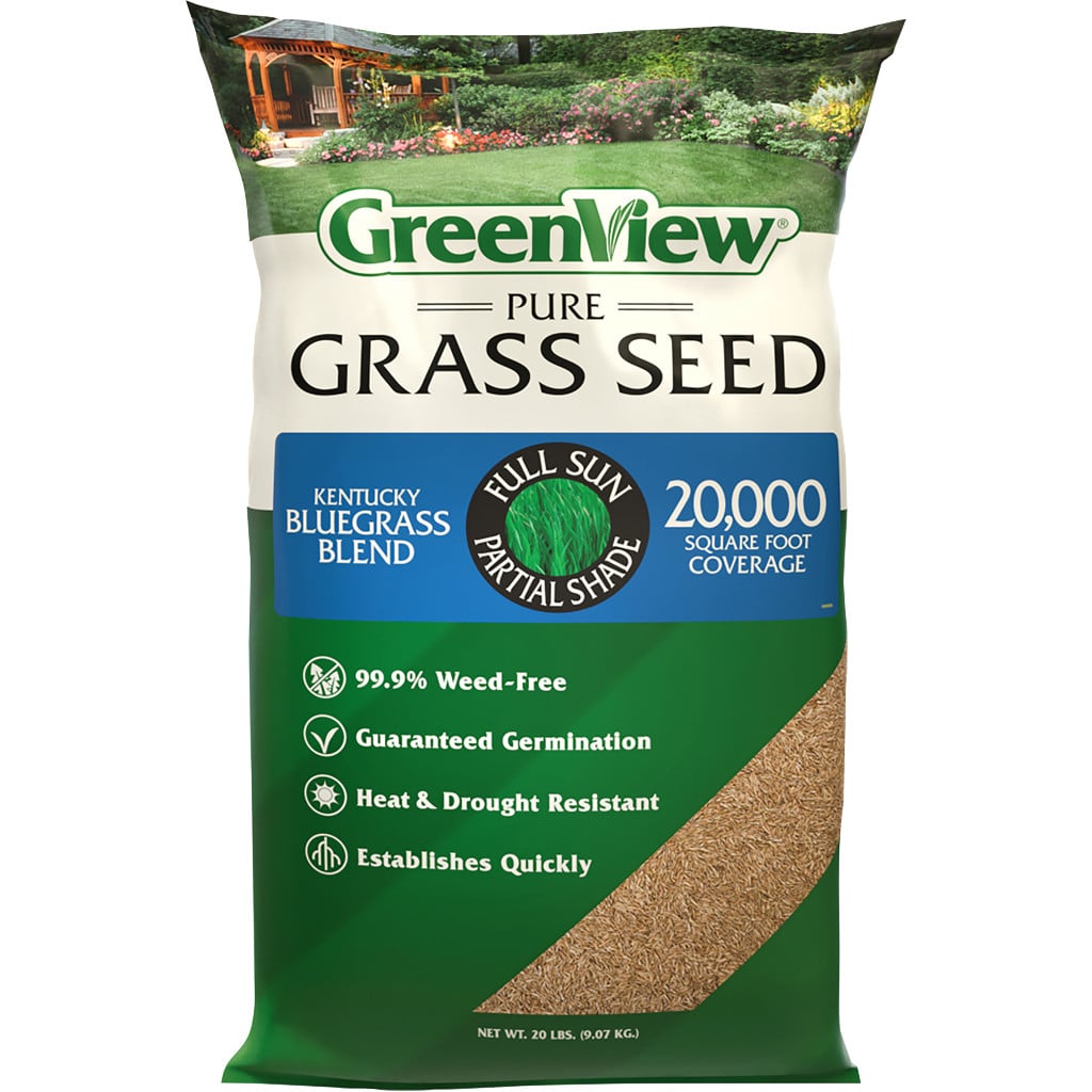 GREENVIEW PURE GRASS SEED KENTUCKY BLUEGRASS BLEND | 20 LB | 397001 ...