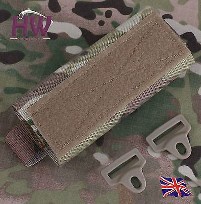 Ops Core Tactical Helmet Rail Velcro Counter Weight Pouch Multicam