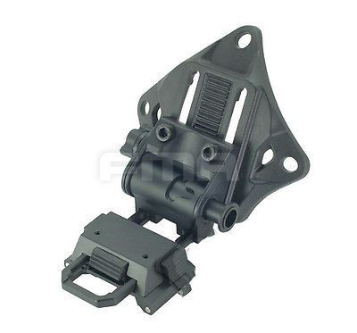 Ops Core Helmet Black Vas Shroud + Cnc Metal Nvg Wilcox Mount Pvs 15 19