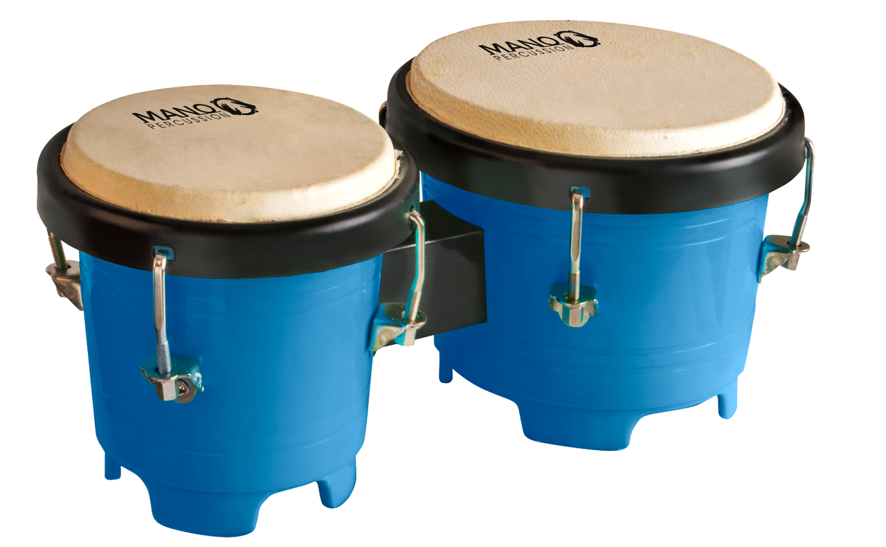 Mano Percussion Tunable Mini Bongos - Blue