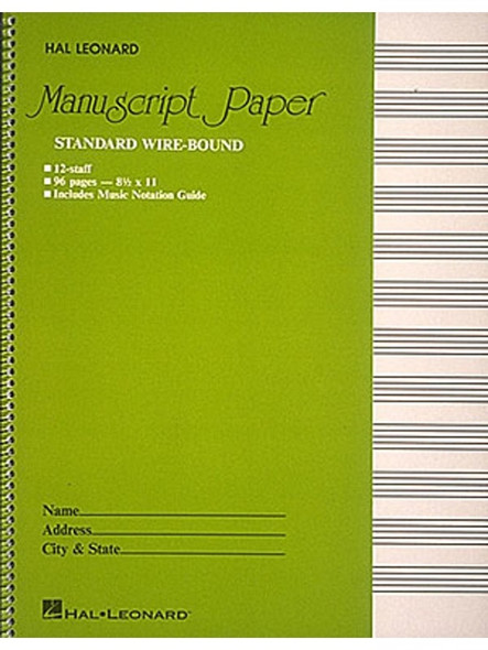 Standard Manuscript Paper (Yellow Cover) (210001)