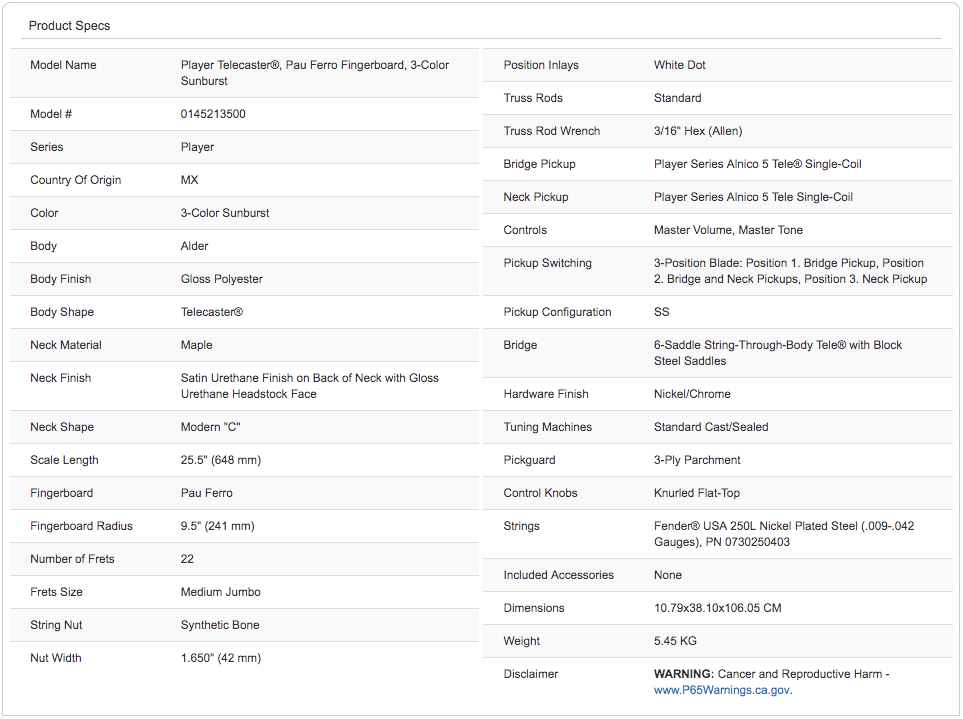 Fender Player Telecaster Pau Ferro Fingerboard 3-Color Sunburst ...