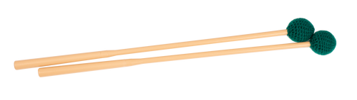 Angel AM7 Metallophone Mallets Medium Head - Green Yarn