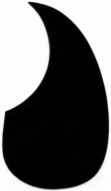 AMS Teardrop Style Acoustic Guitar Scratchplate - Black