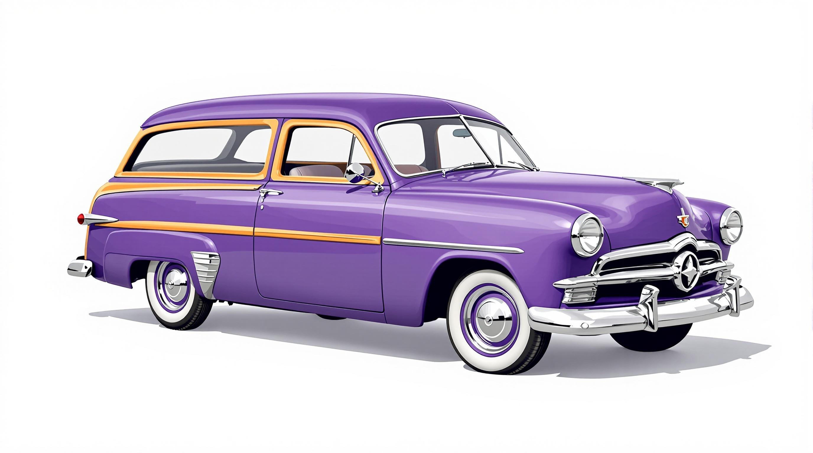 1951 Ford Ranch Wagon Catalog and Classic Car Guide, Ratings and Features - Metro Moulded Parts Inc