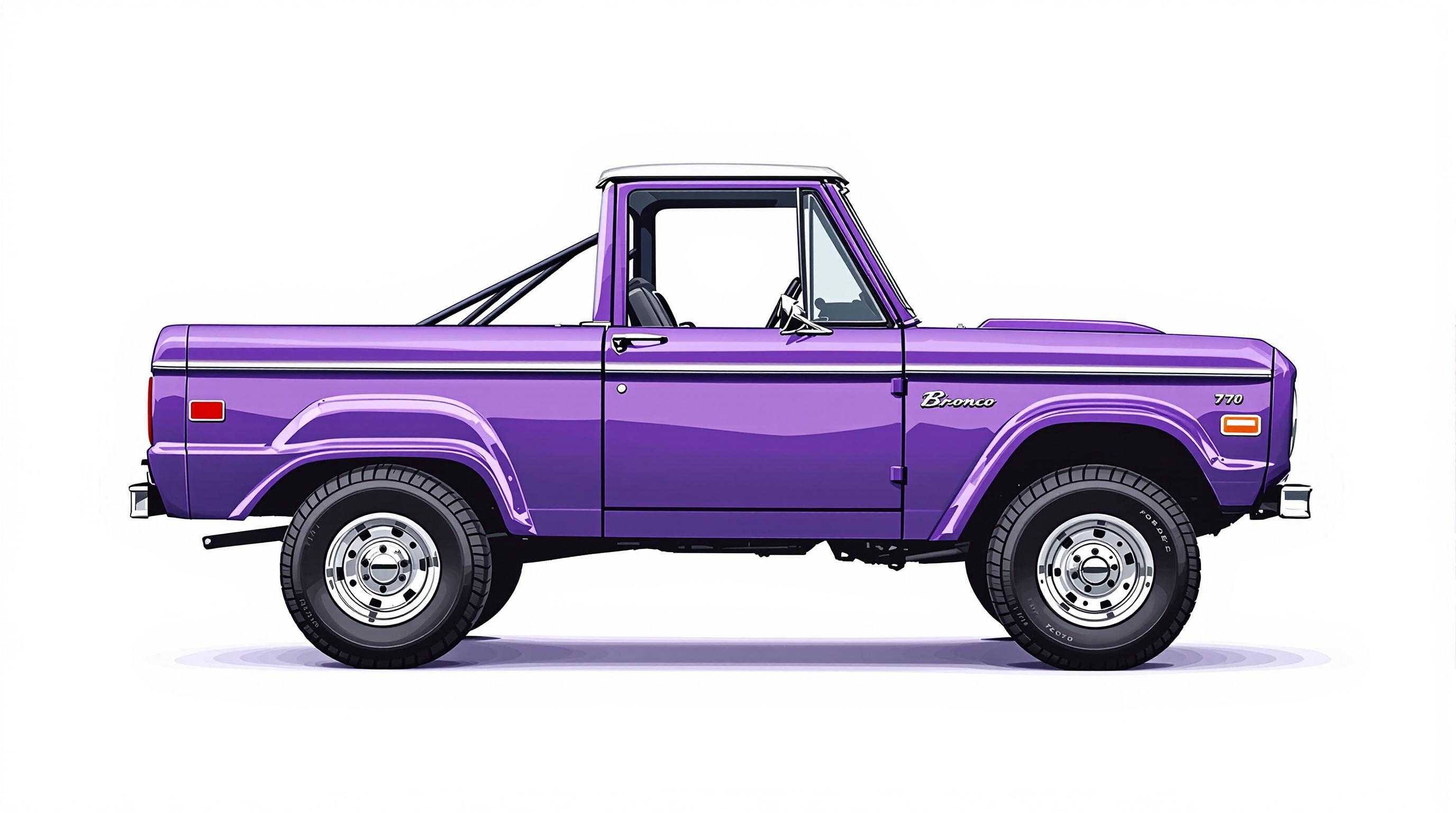 1970 Ford Bronco Original Colors