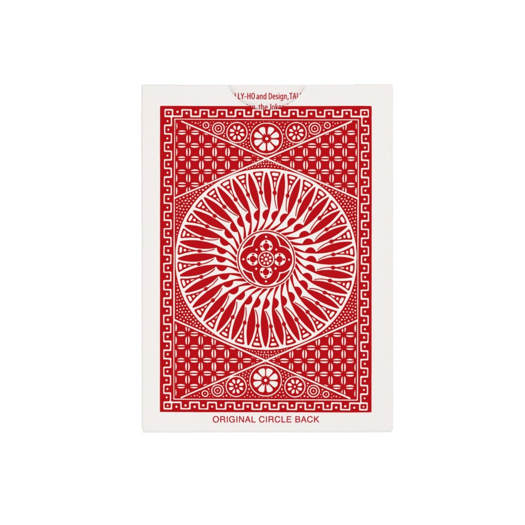 Tally-Ho Circle Back Playing Cards, Red or Blue - Cardtopia