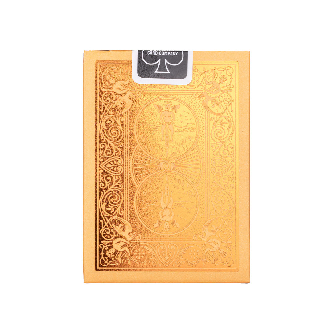 Bicycle Metalluxe Orange Playing Cards - Cardtopia