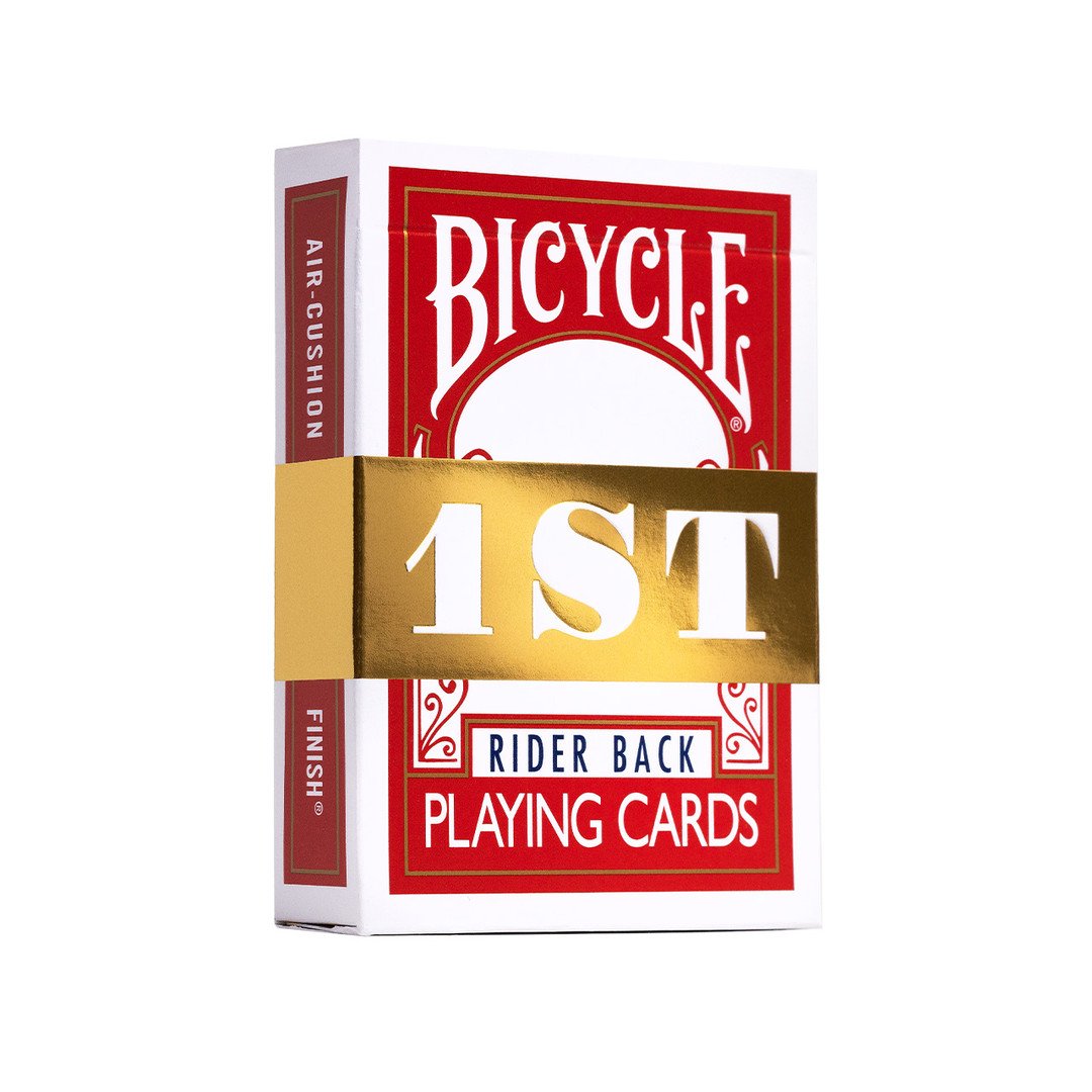 Bicycle Rider Back, Red 807, 12 Pack - Cardtopia