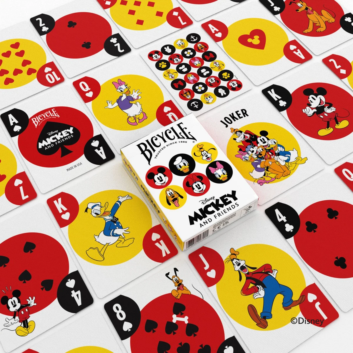 Bicycle Disney Mickey and Friends Inspired Playing Cards - Cardtopia