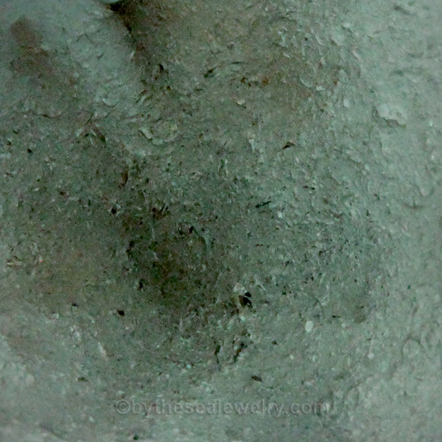 Mossy Lagoon- Aqua Green English Slag Sea Glass Pendant In Sterling ...