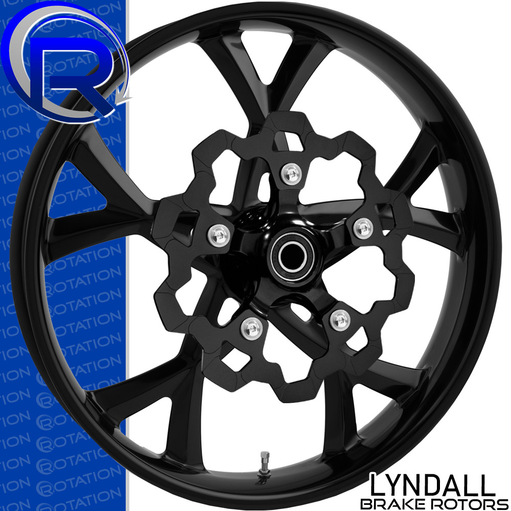 Rotation Sparta Black Bagger Motorcycle Wheel | RotationWheels.com