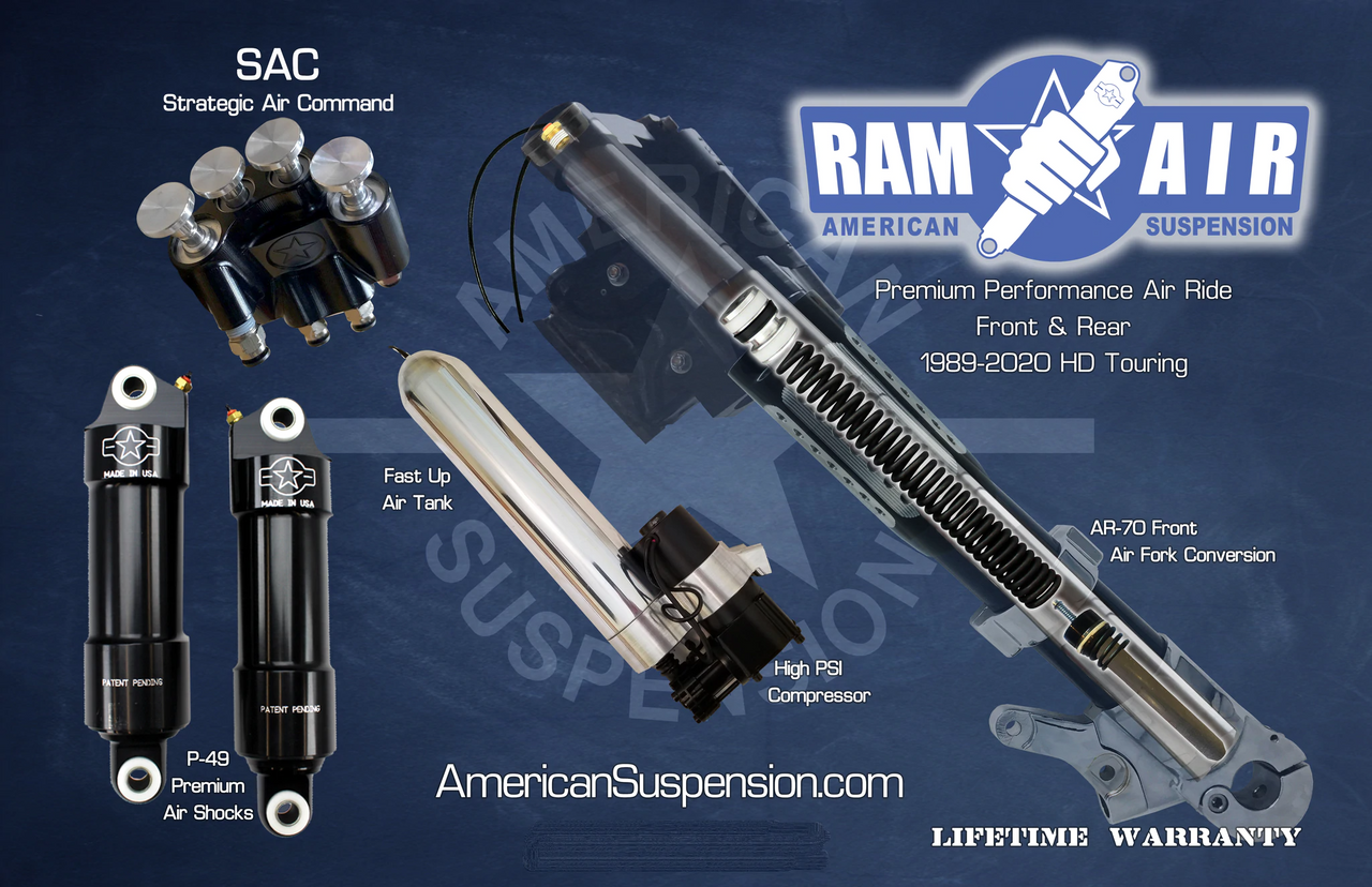 American Suspension Air Ride Ram Air Kit | RotationWheels.com