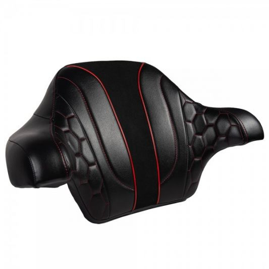Advanblack Custom Cobra Wrap Around Backrest for 2014+ Touring King ...