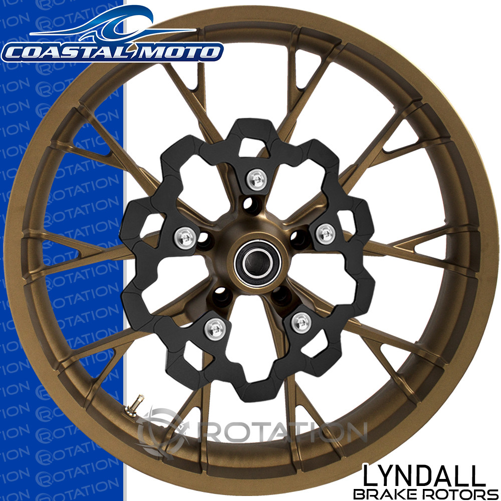 Coastal Moto Marlin 21" Bronze Harley Wheel | rotationwheels.com