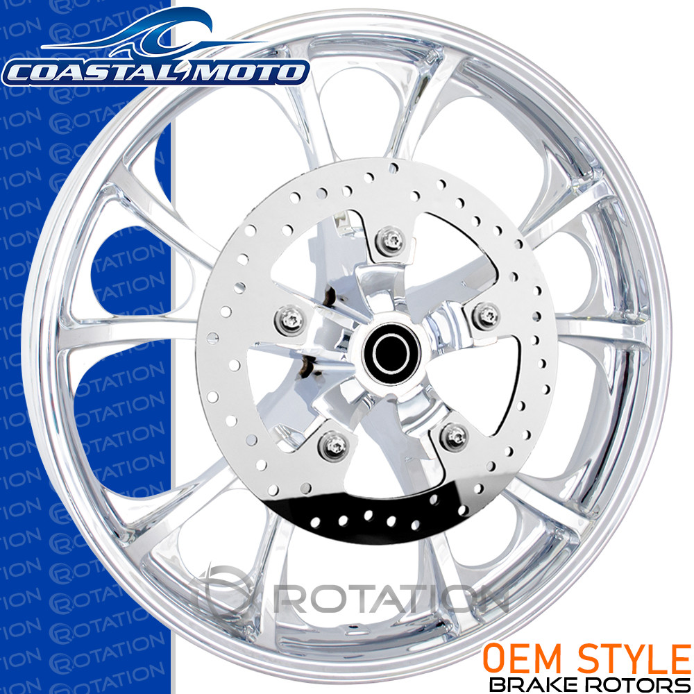 Coastal Moto Largo 21" Chrome Trike Harley Wheel | rotationwheels.com