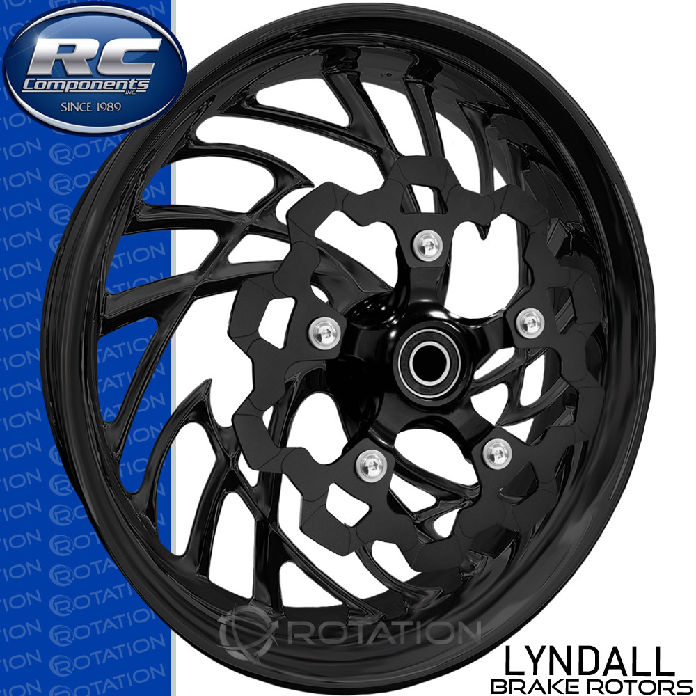 RC Components Thrust Black Harley Trike Wheel | rotationwheels.com