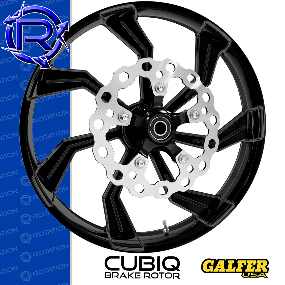 Jupiter Gloss Black Harley Trike Wheel | RotationWheels.com