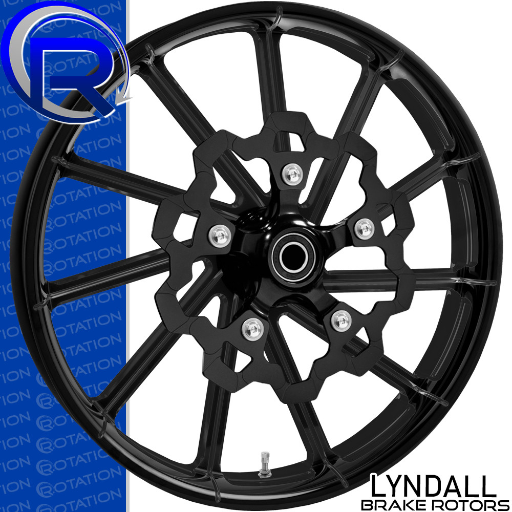 Javelin Gloss Black Harley Trike Wheel | RotationWheels.com