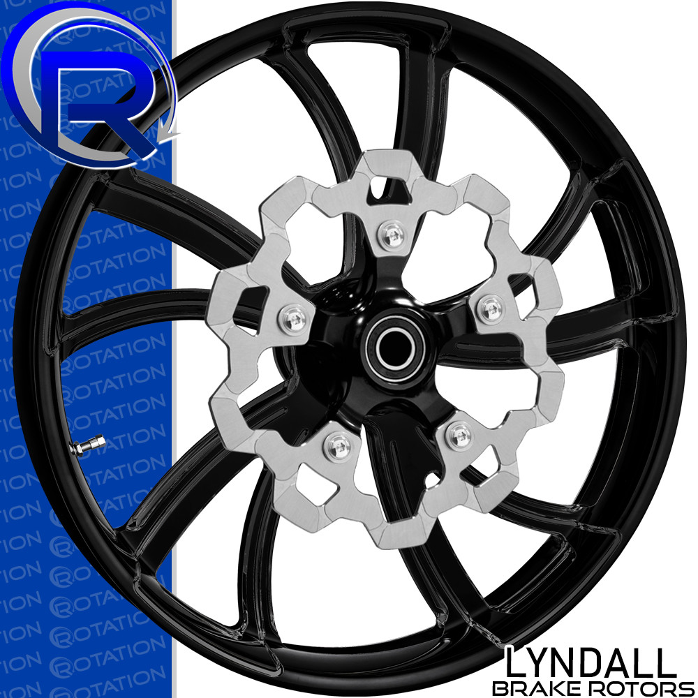 Saturn Gloss Black Harley Trike Wheel | RotationWheels.com