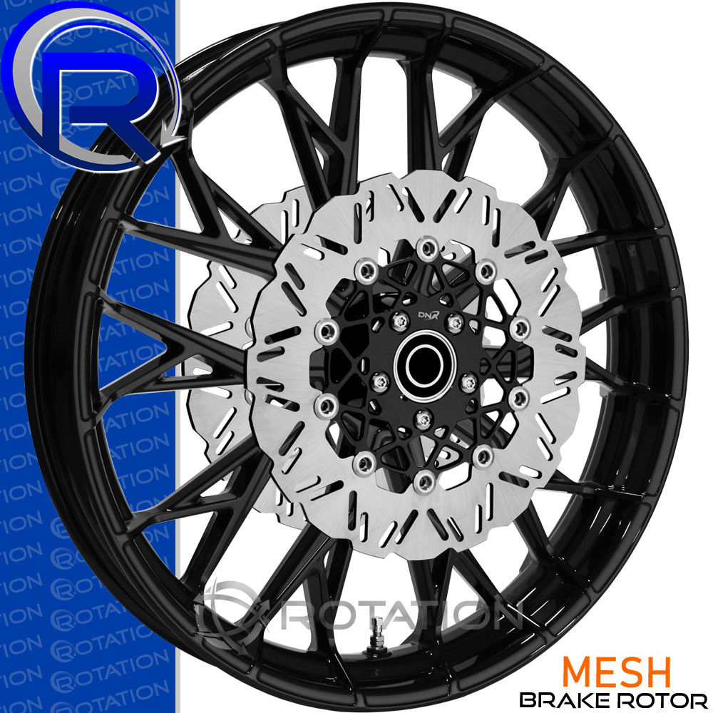 Replica Raider Black 21" Custom Harley Wheel | rotationwheels.com