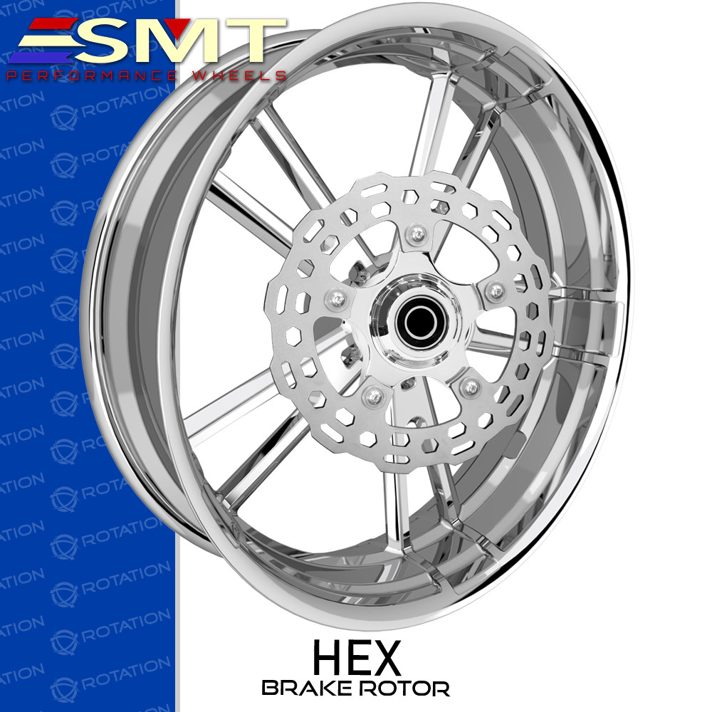 SMT Machining OG21 Chrome Custom Motorcycle Wheel Package ...